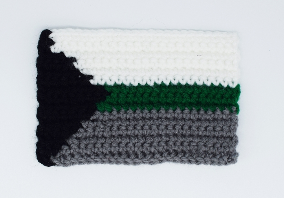 Demiromantic Pride Flag | Free Crochet Pattern – Unicorn Hideout