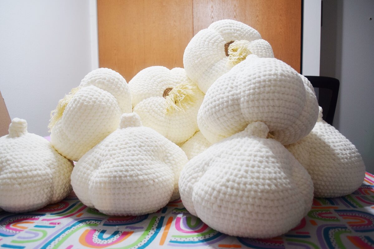 DIGITAL DOWNLOAD Garlic Pillow Crochet Pattern – Small & Large Font ...